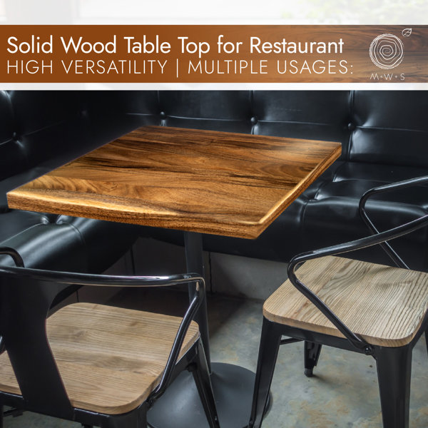 MWS Solid Wood Rectangular Table Top | Wayfair